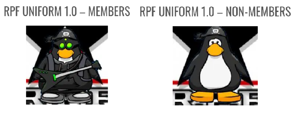 REBEL REWIND: THE RPF UNIFORM » Rebel Penguin Federation