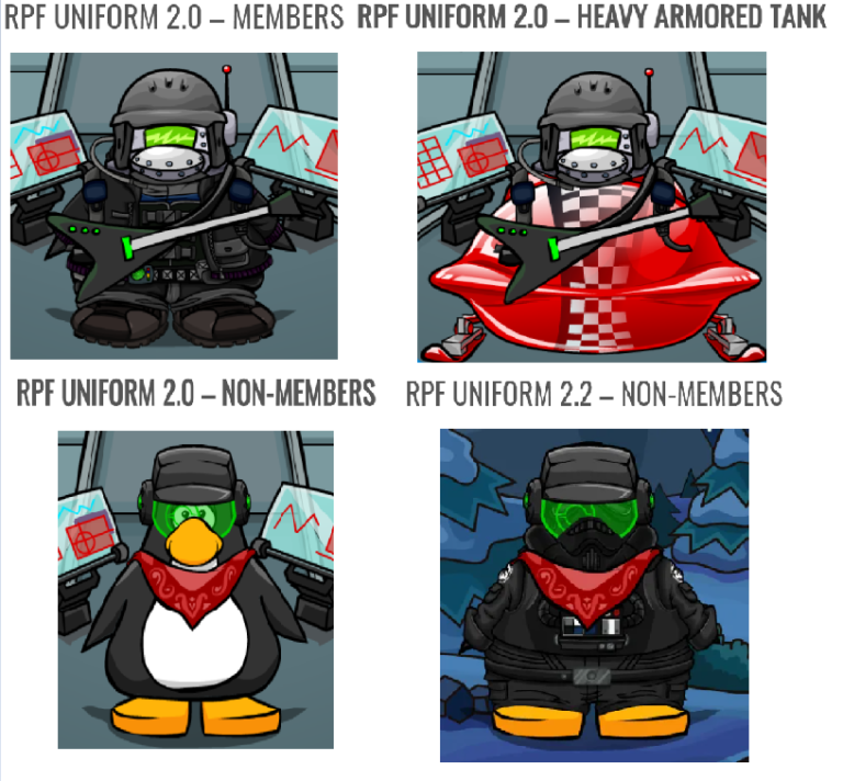 REBEL REWIND: THE RPF UNIFORM » Rebel Penguin Federation