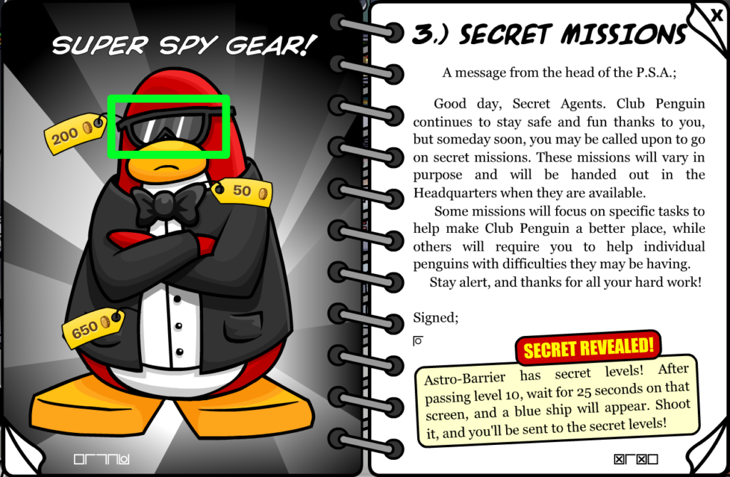 CLUB PENGUIN LEGACY - HOW TO BECOME A PSA AGENT » Rebel Penguin Federation