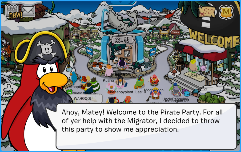 CLUB PENGUIN JOURNEY: PIRATE PARTY 2024 GUIDE » Rebel Penguin Federation