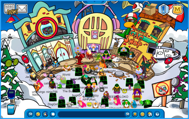 CLUB PENGUIN JOURNEY APRIL FOOLS 2024 PARTY QUESTS » Rebel Penguin ...