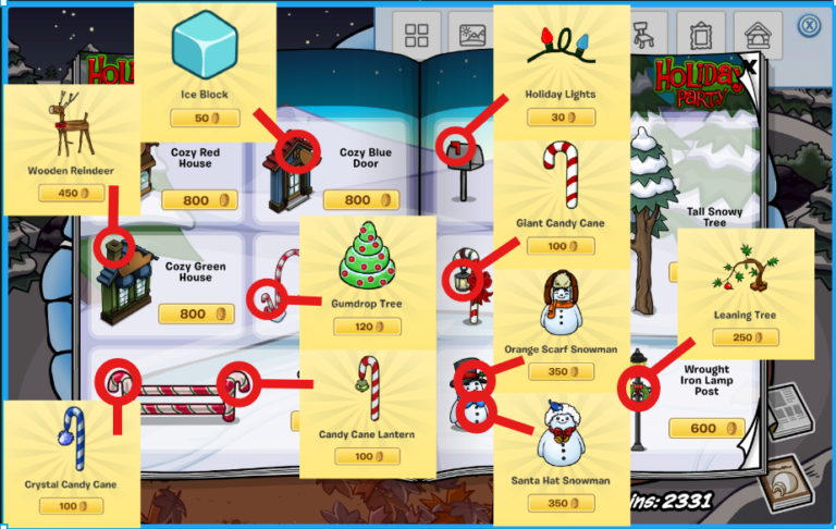 Club Penguin Legacy: December Better Igloos and Furniture Catalog ...