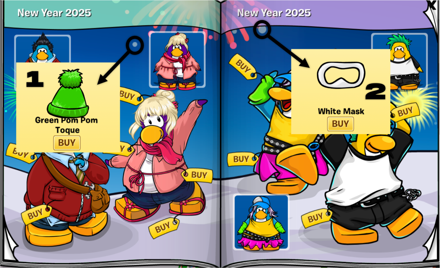 Club Penguin Journey: December 2024 Penguin Style Catalog Guide » Rebel ...