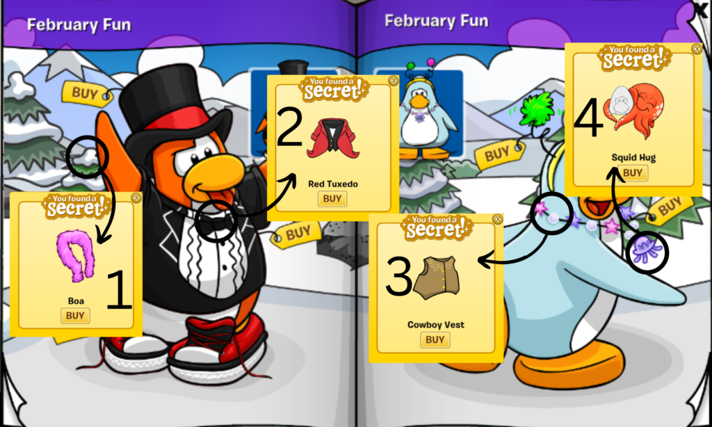 CLUB PENGUIN JOURNEY: FEBRUARY 2025 PENGUIN STYLE CATALOG SECRETS ...