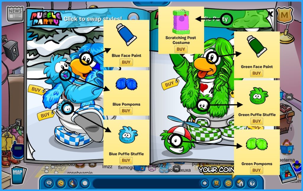 Club Penguin Journey: March 2025 Penguin Style Hidden Items Catalog ...