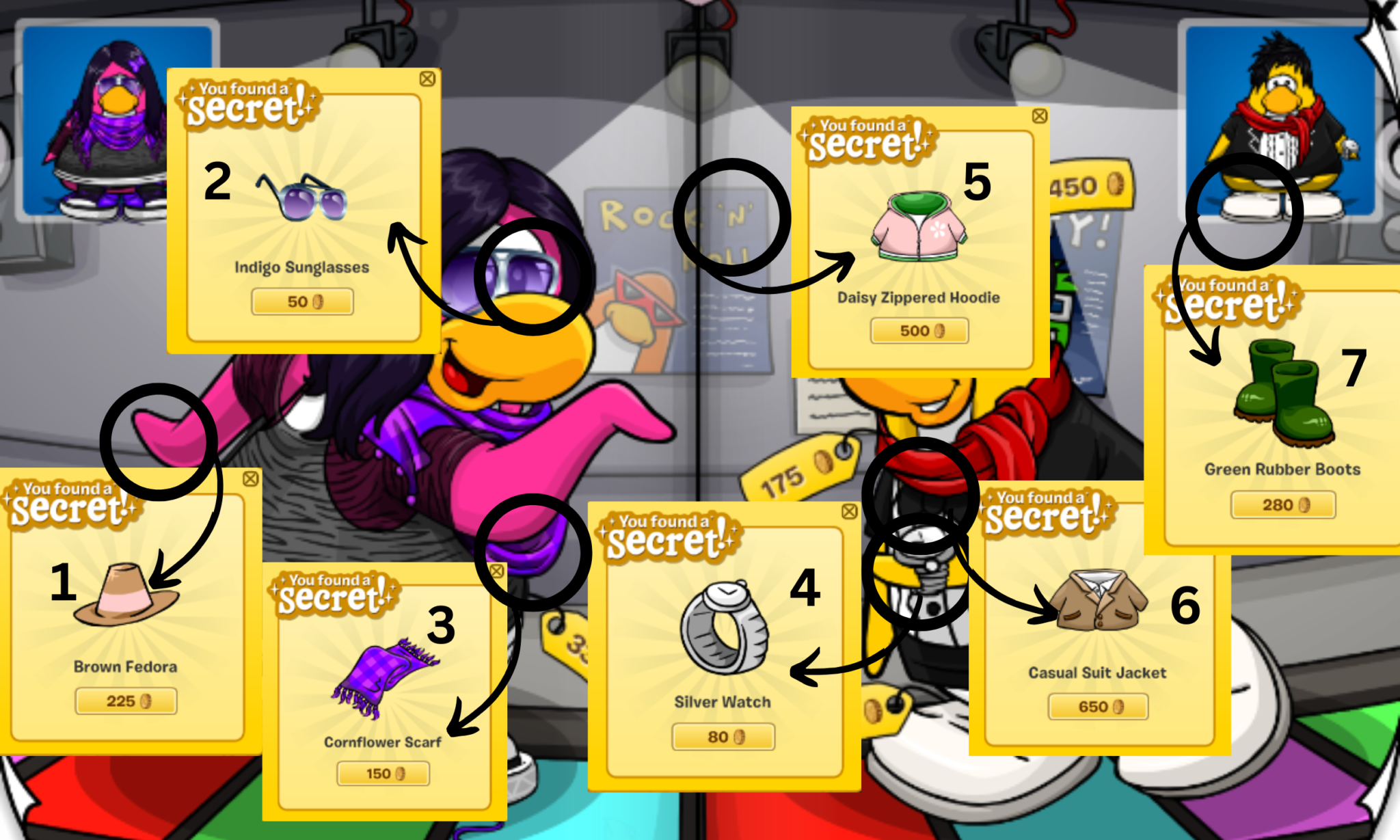 CLUB PENGUIN LEGACY: APRIL 2025 PENGUIN STYLE CATALOG SECRETS » Rebel ...