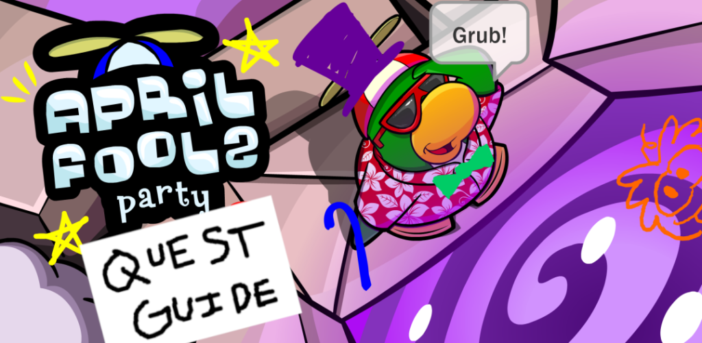 Club Penguin Legacy: April Fools Party Quest Guide 2025 » Rebel Penguin ...