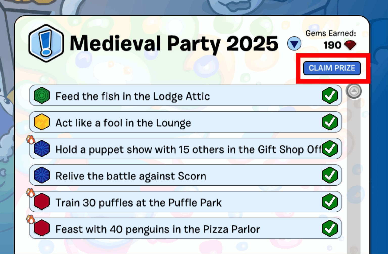 Club Penguin Journey: Medieval Quest Guide 2025 » Rebel Penguin Federation