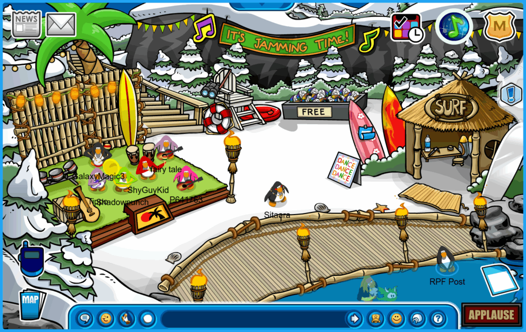Club Penguin Legacy Music Jam Quest Guide 2025 » Rebel Penguin Federation