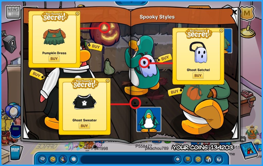 Club Penguin Journey: Penguin Style Catalog Secrets October 2025 ...