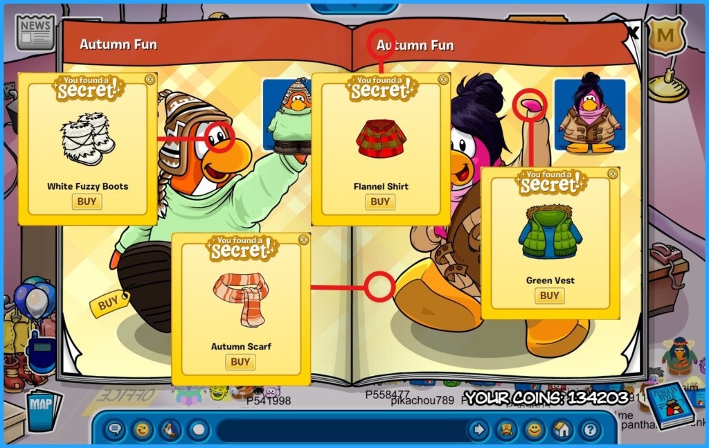 Club Penguin Journey: Penguin Style Catalog Secrets October 2025 ...