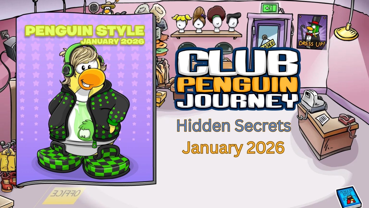 Club Penguin Journey: January 2026 Penguin Style Catalog Guide » Rebel ...