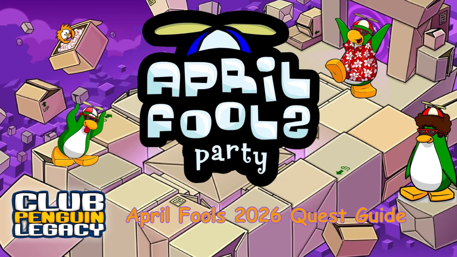 Club Penguin Legacy: April Fools 2026 Quest Guide » Rebel Penguin ...