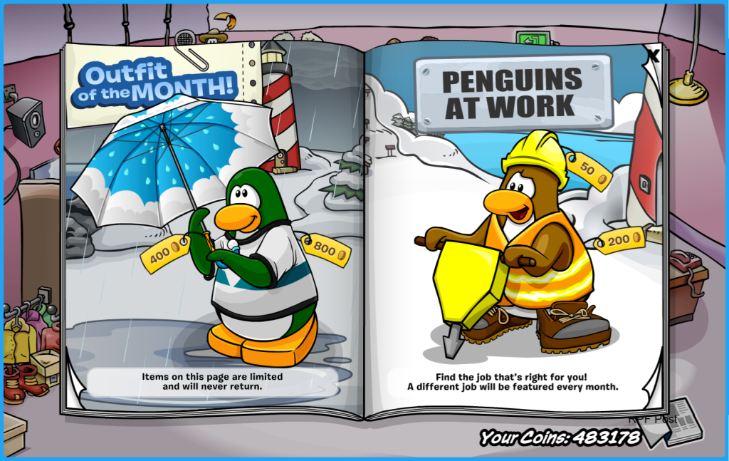 Club Penguin Legacy: April 2026 Penguin Style Catalog Hidden Items ...